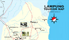 Lampung Map - Peta Lampung